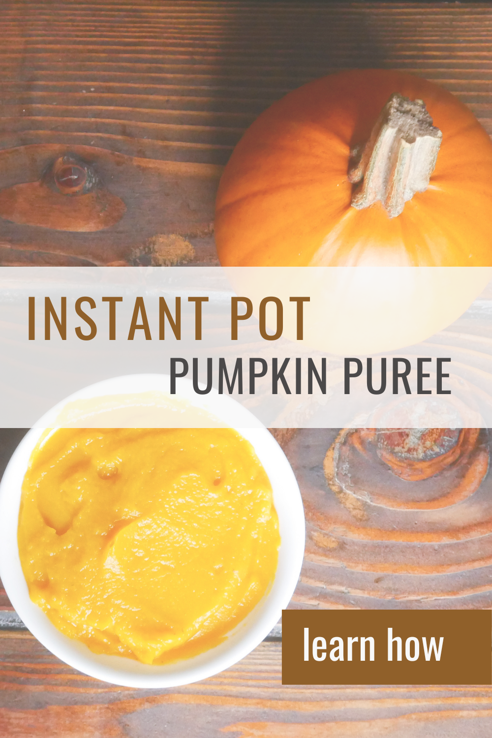Instant Pot Pumpkin Puree