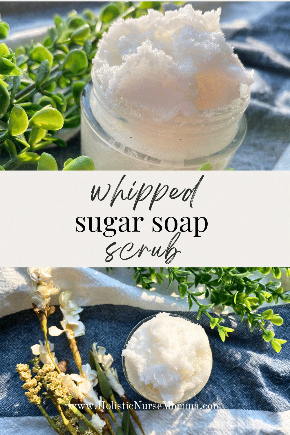 how to make the best whipped sugar soap scrub