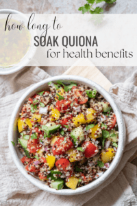 why & how you should soak quinoa before cooking it