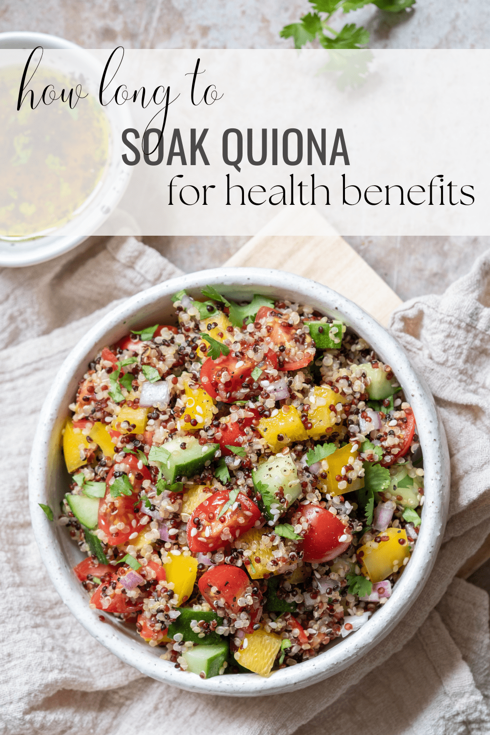 why & how you should soak quinoa before cooking it